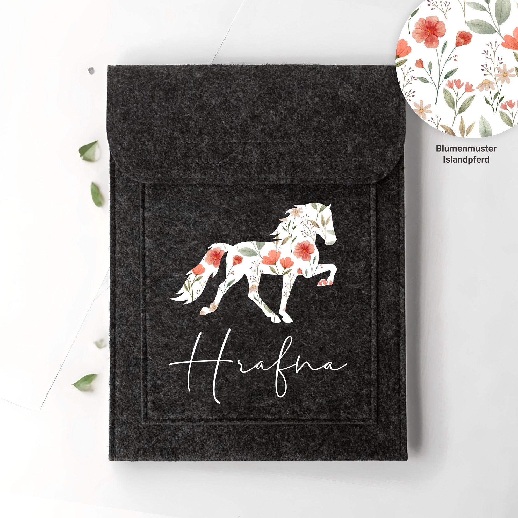 Equidenpasshülle Islandpferd mit Name für Pferde-Pass als Geschenk für ...